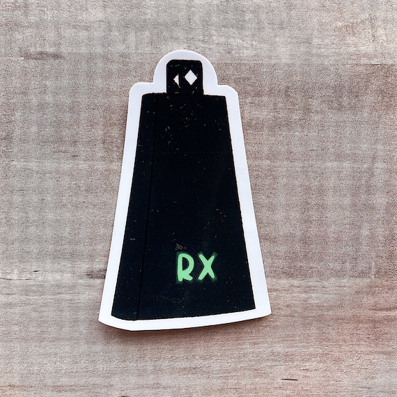 More Cowbell Sticker Cowbell Prescription Sticker Music - Etsy