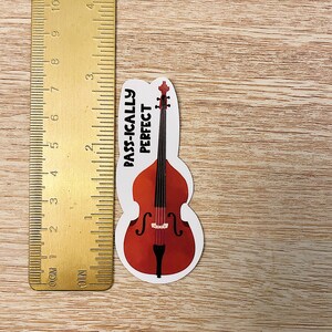 String Bass Sticker, Music Teacher Sticker, Music Joke, Orchestra, Band ...