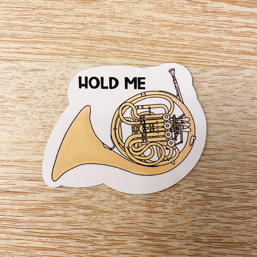 Horn Sticker, French Horn, Music Teacher Sticker, Sticker for Music ...