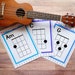 Festive Ukulele Chord Posters Music Classroom Decor - Etsy