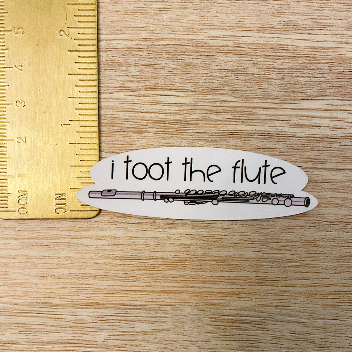 Flute Sticker, Music Teacher Sticker, Music Joke, Orchestra, Band - Etsy