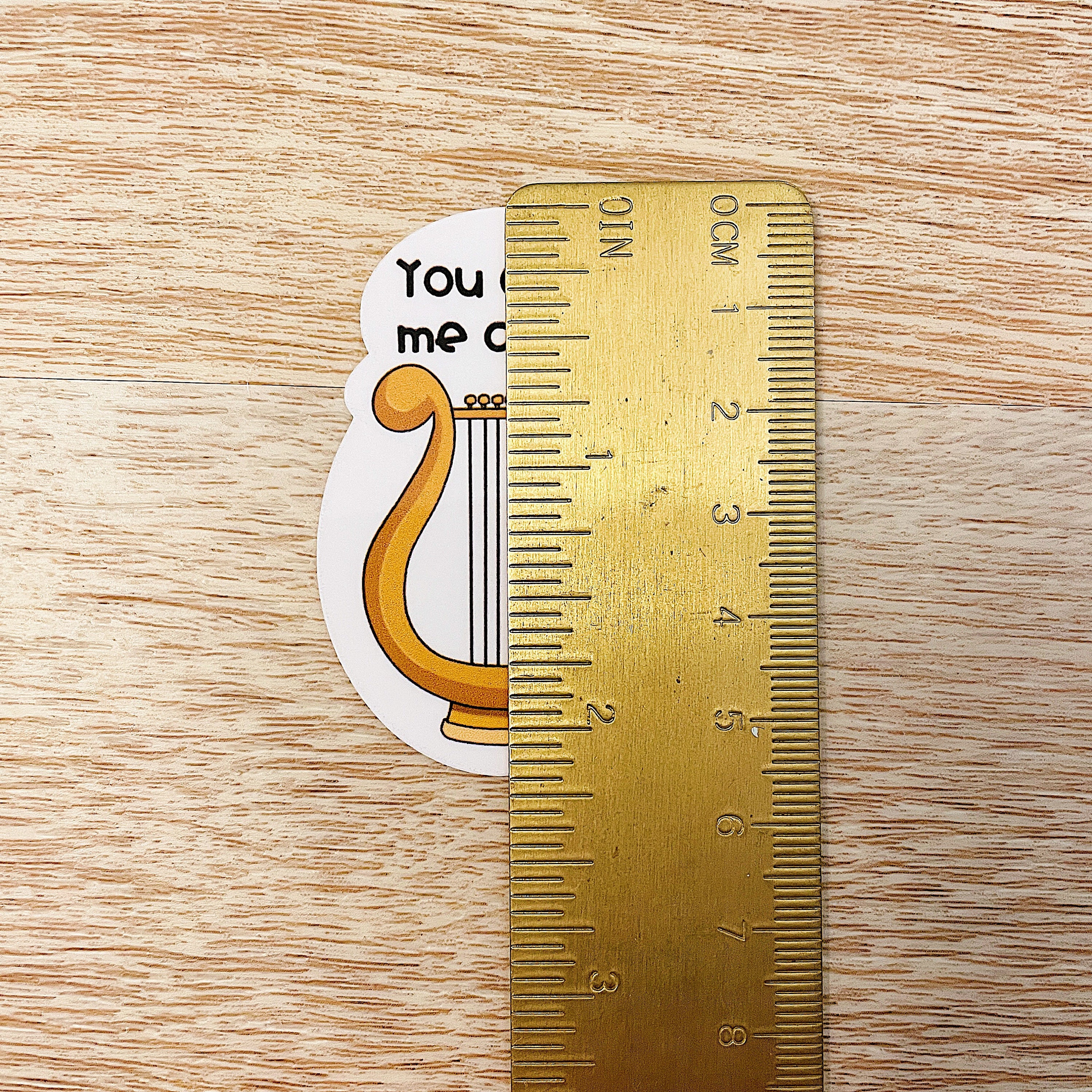 Lyre Sticker, Music Teacher Sticker, Sticker for Music Teacher, Music ...