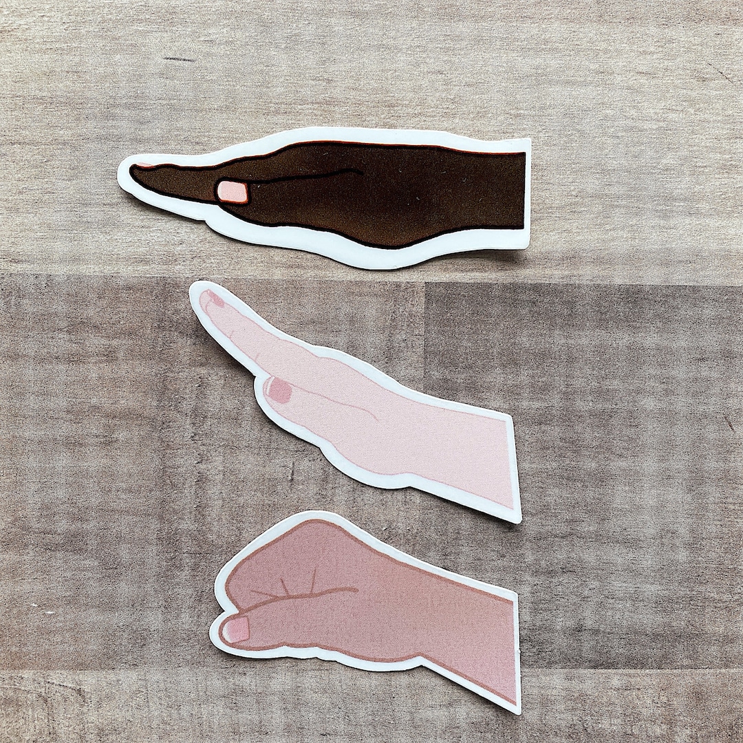 Diverse Hand Sign Do Re Mi Mini Sticker Set | Music Teacher Sticker ...