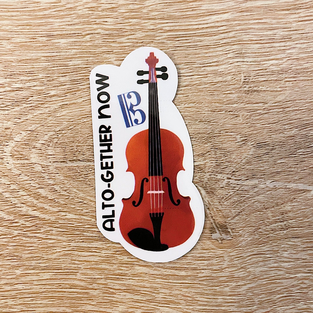 Viola Sticker, Music Teacher Sticker, Music Joke, Orchestra - Etsy