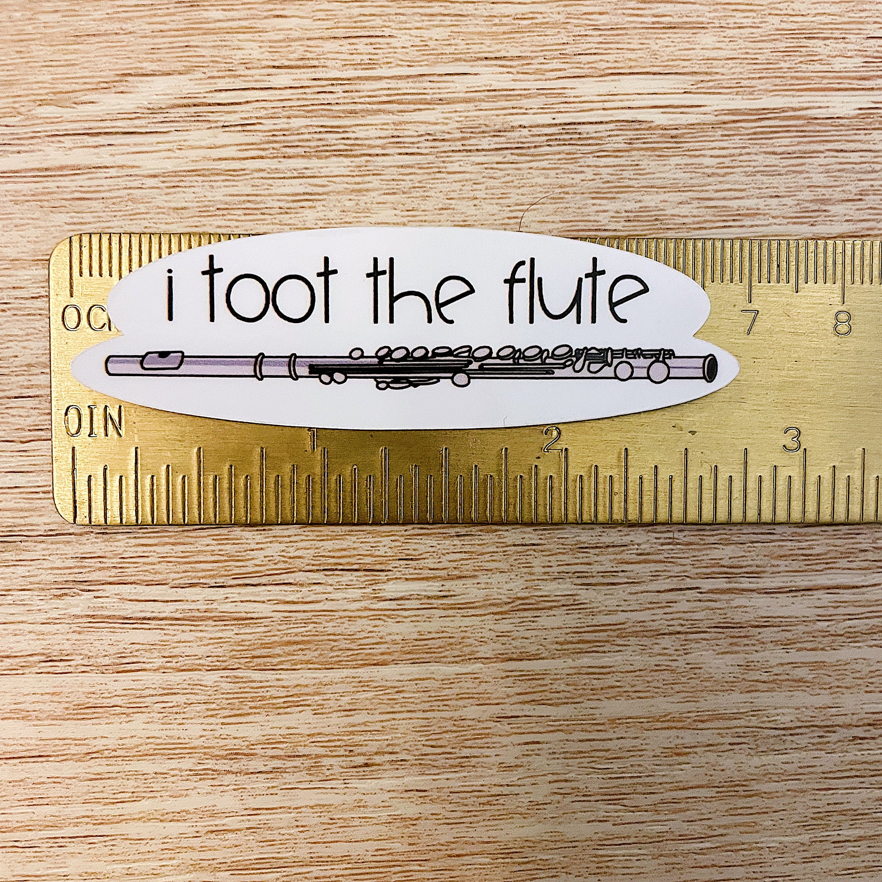 Flute Sticker, Music Teacher Sticker, Music Joke, Orchestra, Band - Etsy