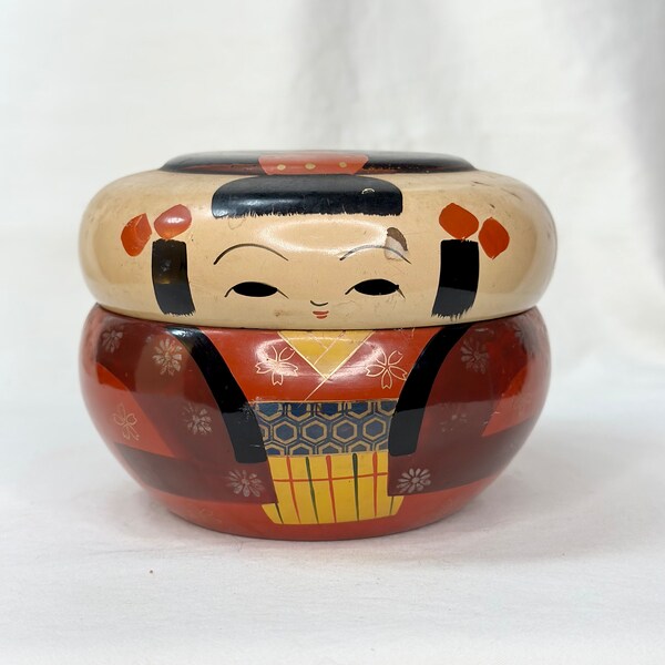 Japanese Kokeshi Box - Etsy