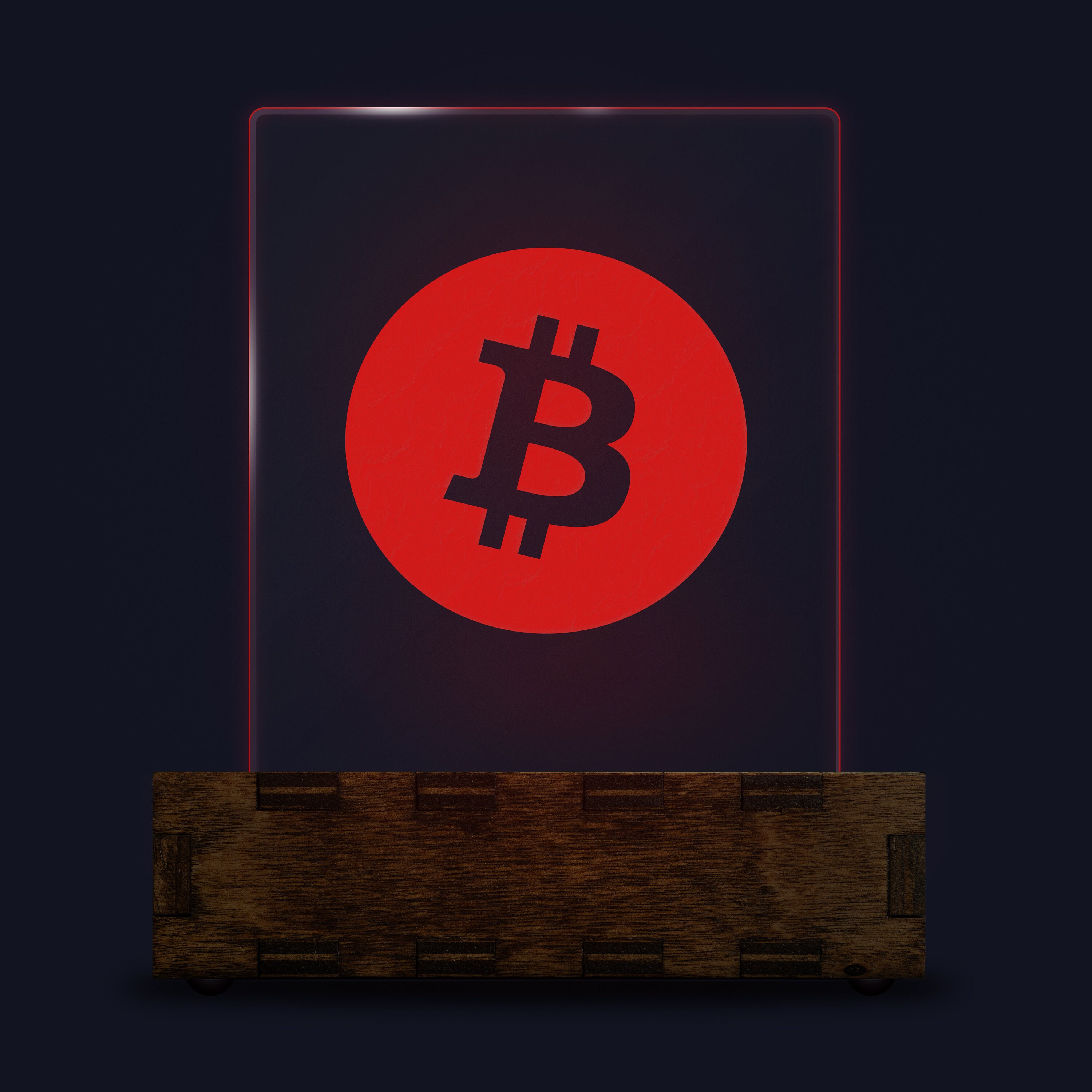 Signe Bitcoin. Smart Light Stock ticker acrylique lampe de - Etsy France