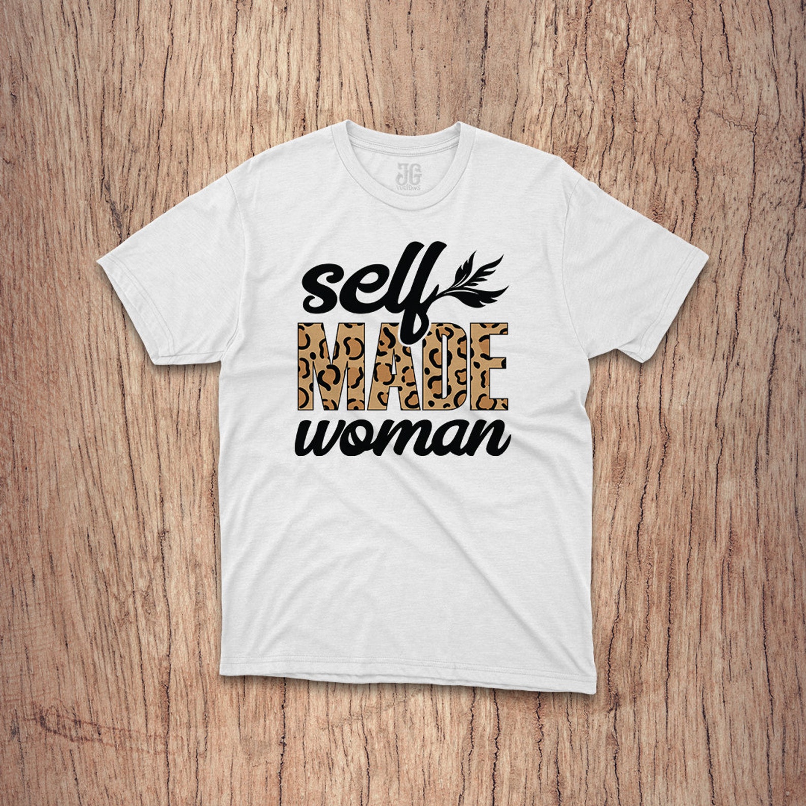 Self Made Svg, Woman Svg, Self Made Woman Svg, Animal Print Svg ...