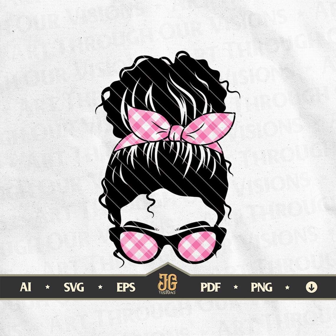 Messy Bun Svg Bun Svg Hair Svg Mom Bun Svg Mom Svg Mom - Etsy