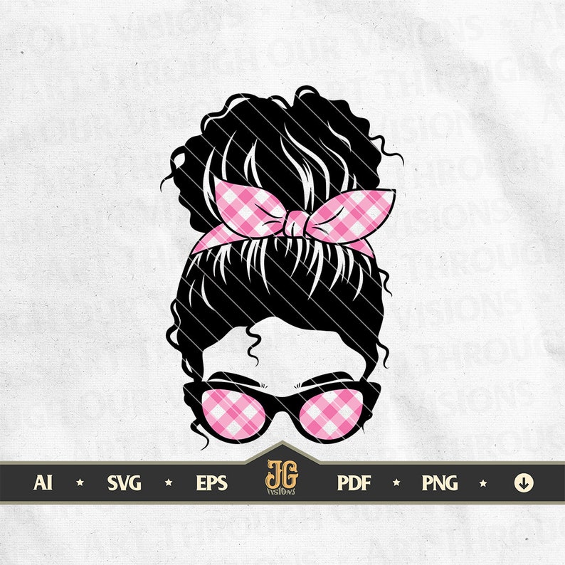 Messy Bun Svg Bun Svg Hair Svg Mom Bun Svg Mom Svg Mom - Etsy
