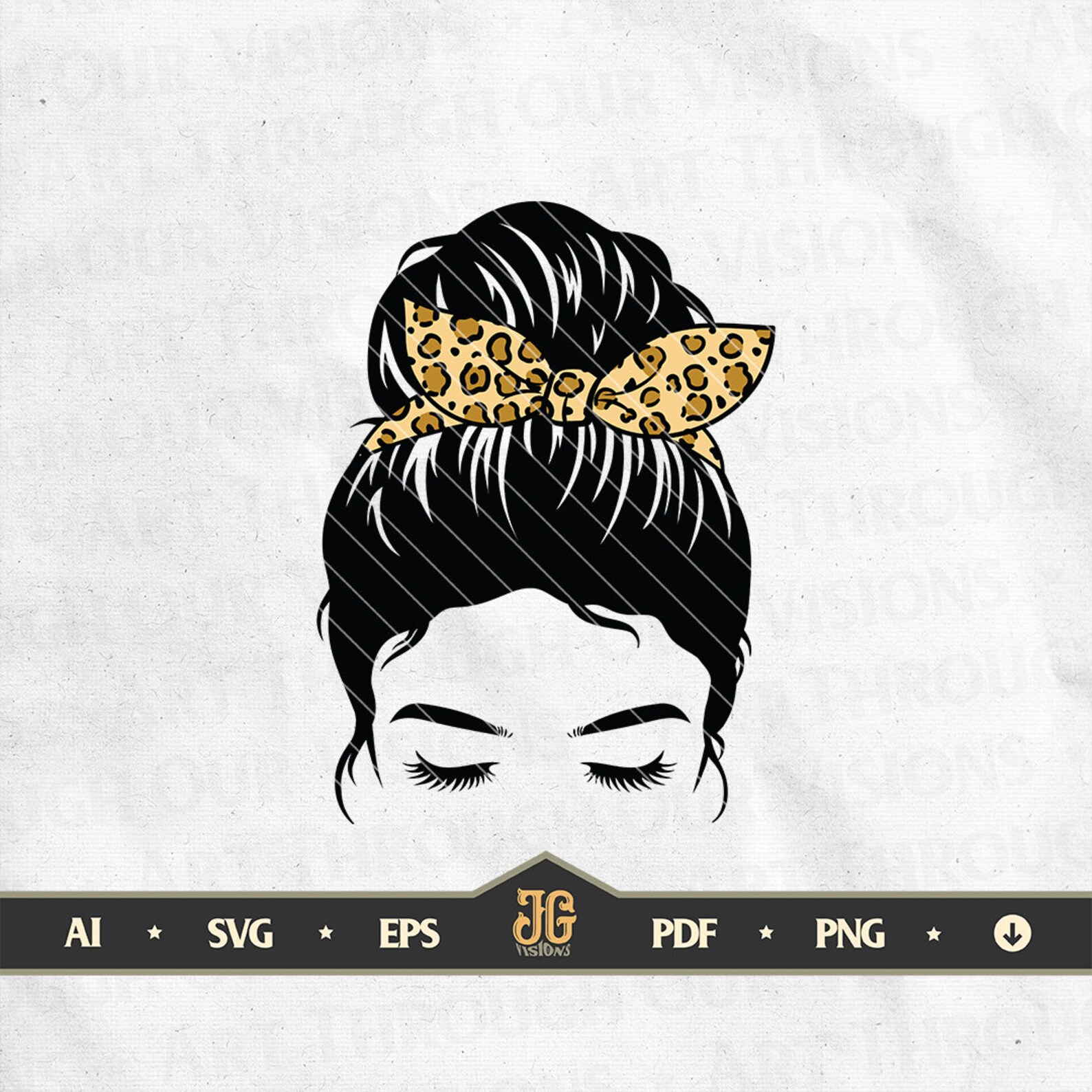Messy Bun Svg Bun Svg Hair Svg Mom Bun Svg Mom Svg Mom - Etsy