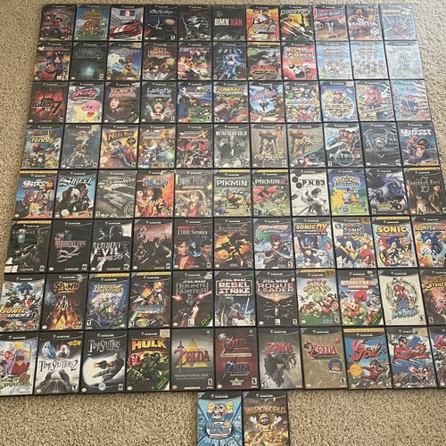 Authentic Nintendo Gamecube Games Collection A-F - Etsy