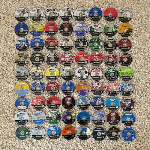 Authentic Nintendo Gamecube Discs Collection - Etsy