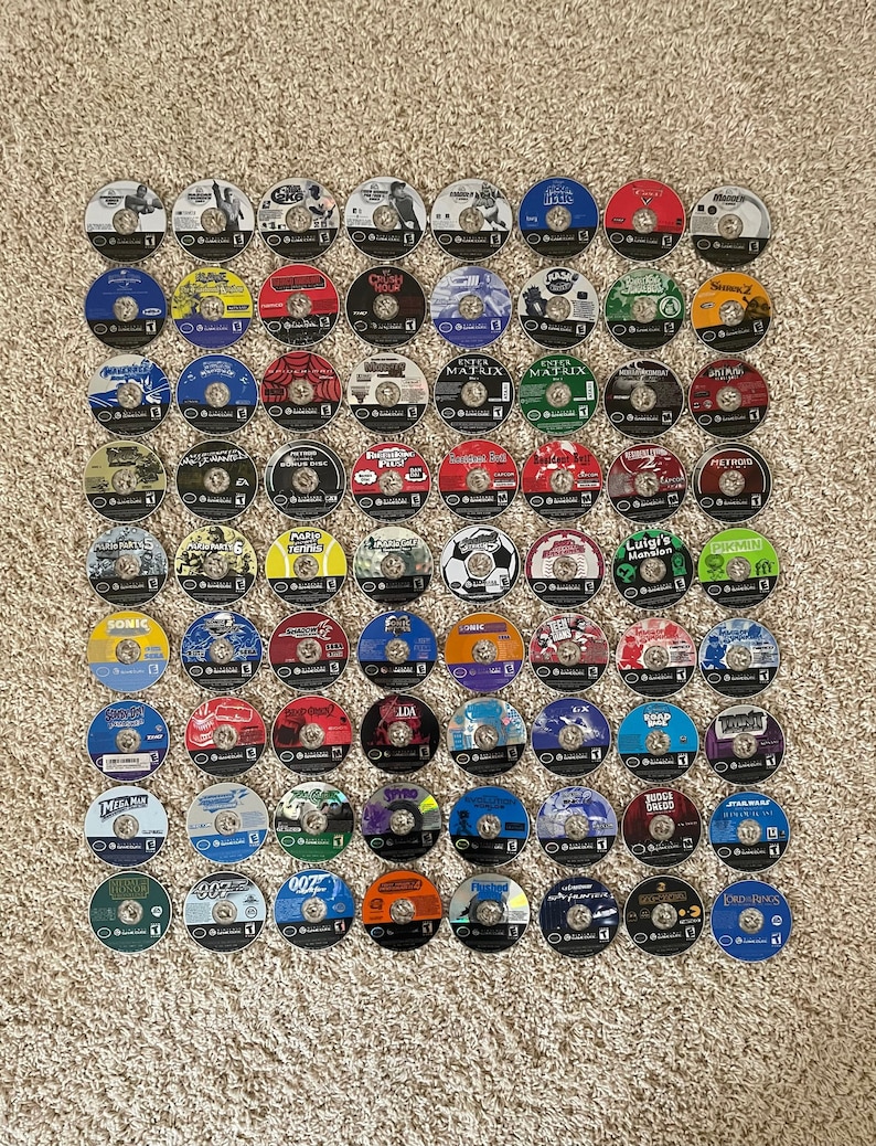 Authentic Nintendo Gamecube Discs Collection pick & Choose - Etsy