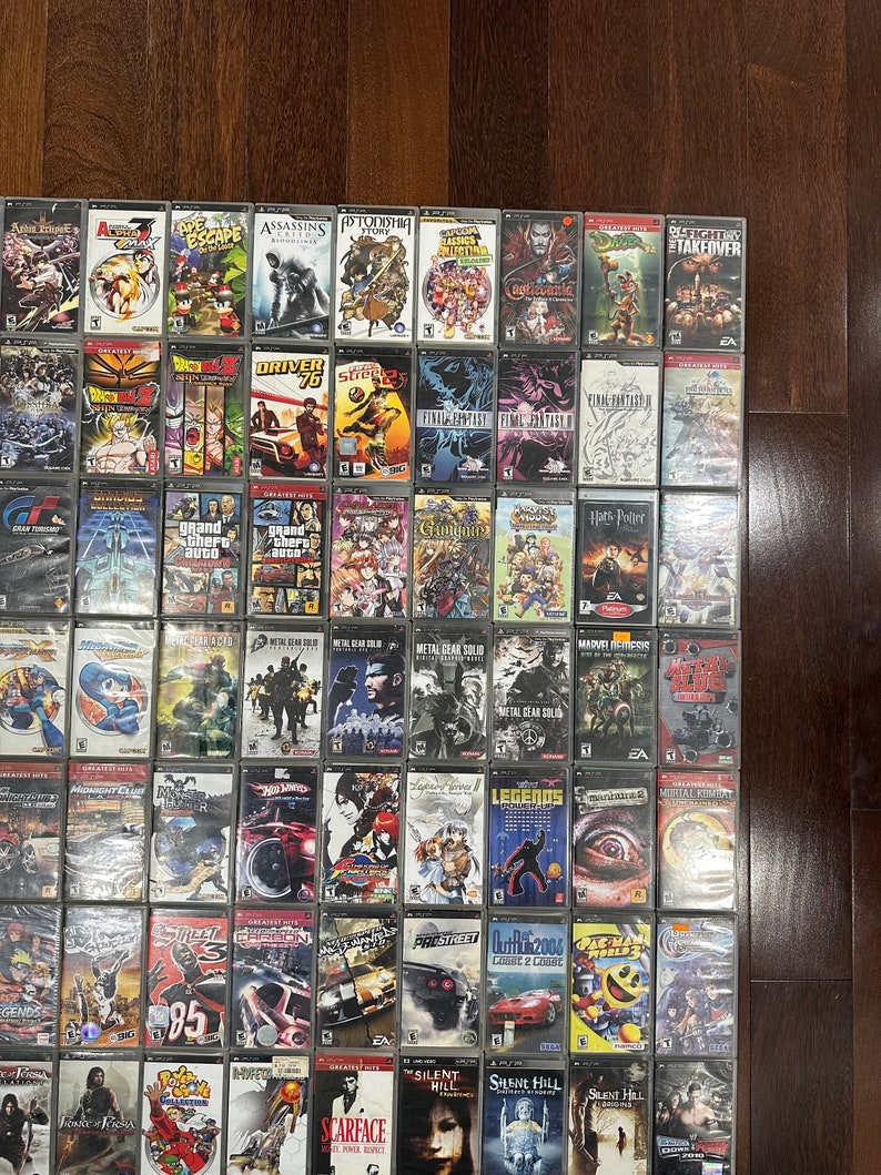 100+ Authentic Sony PSP Games Collection *PICK & CHOOSE Your Favorite ...