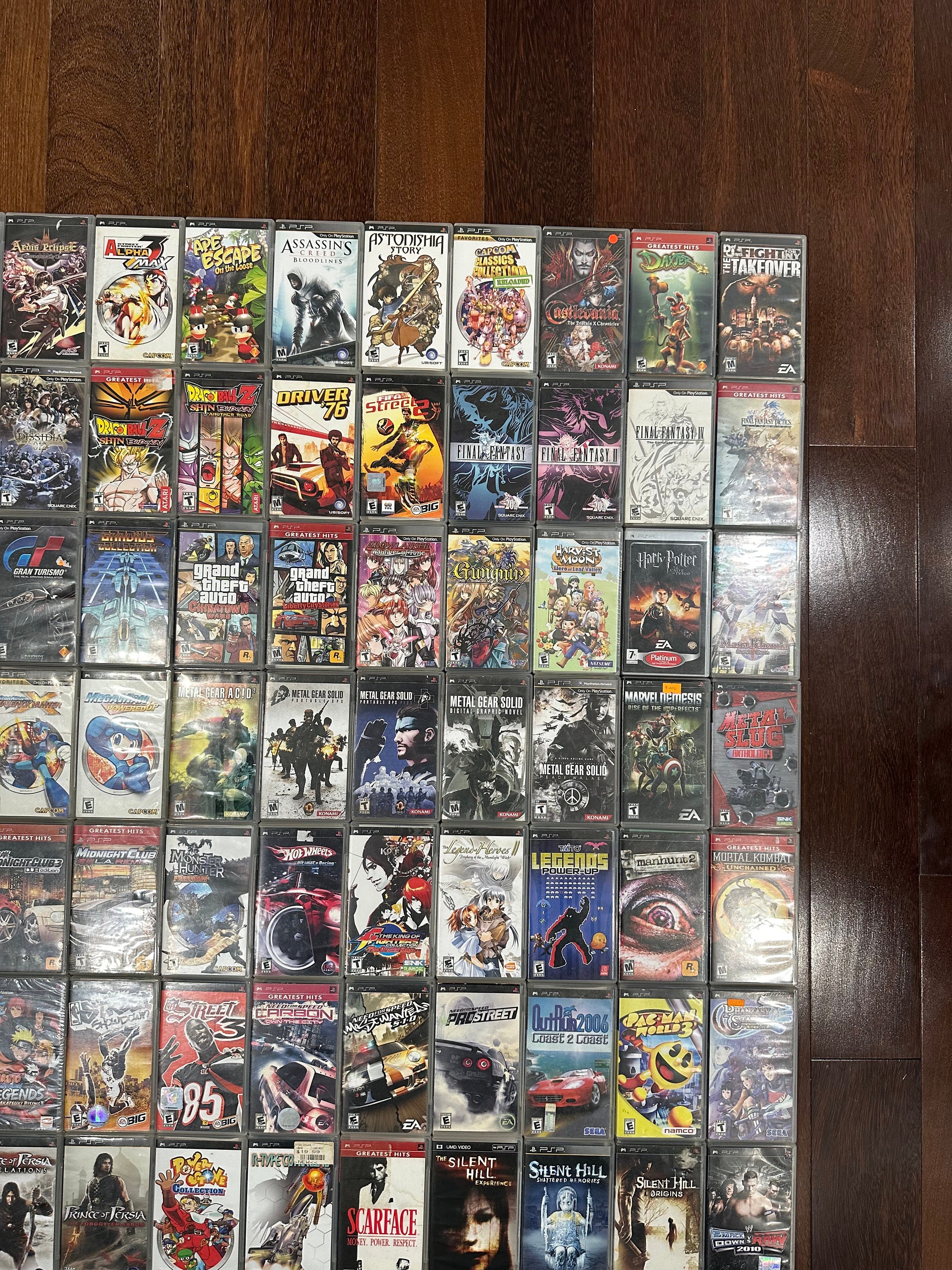 100+ Authentic Sony PSP Games Collection *PICK & CHOOSE Your Favorite ...