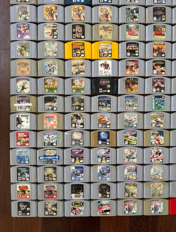Nintendo 64 N64 Video Games Collection pick and Choose SHIPS SAME DAY Etsy