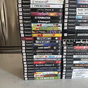 Authentic Playstation 2 PS2 Games Collection (A-R) - Etsy