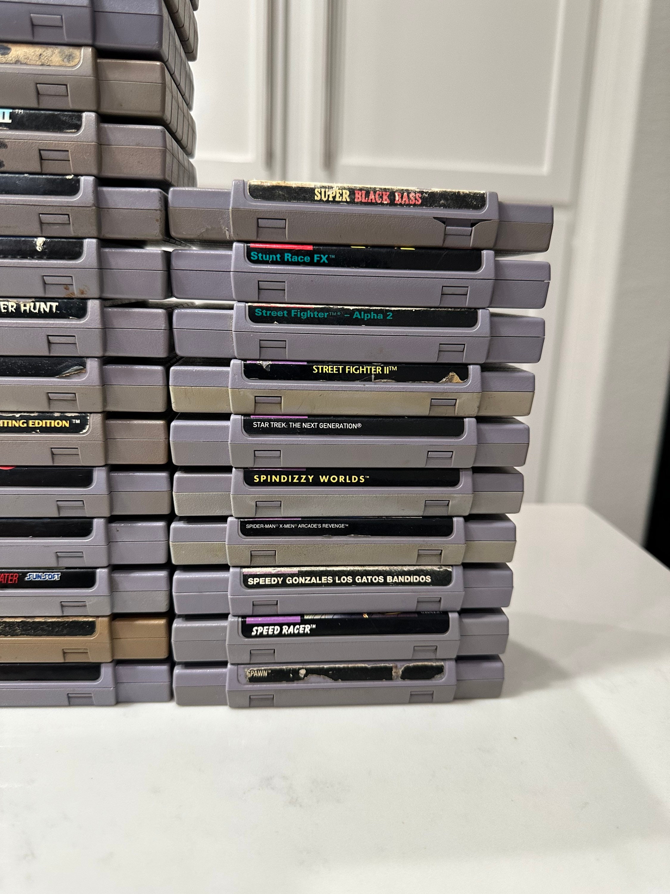 Super Nintendo SNES Authentic Games Collection (K-S) - Etsy
