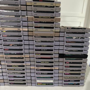 Super Nintendo SNES Authentic Games Collection (A-K) - Etsy