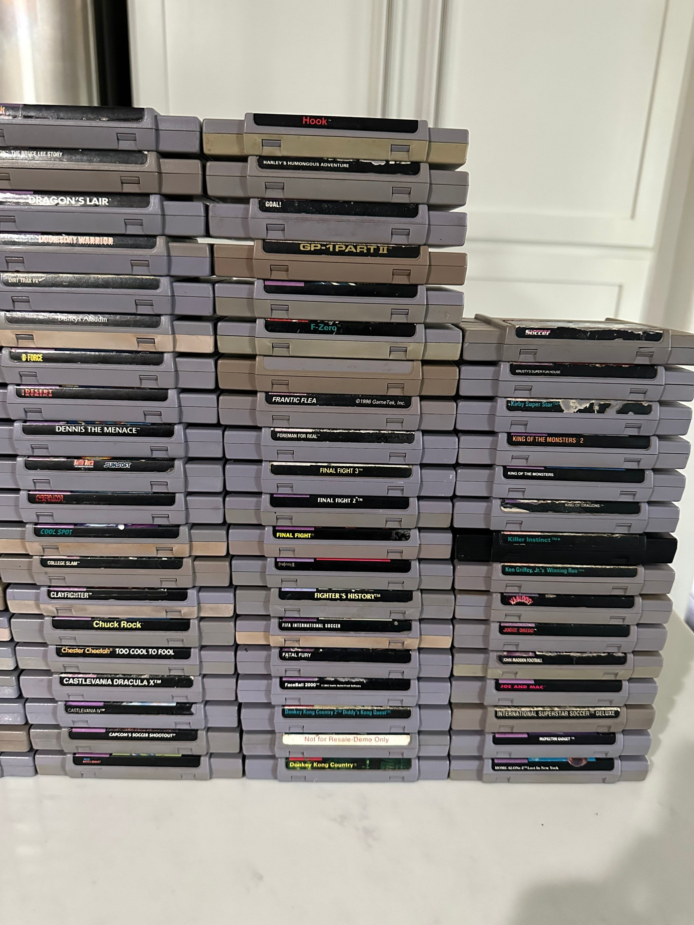 Super Nintendo SNES Authentic Games Collection A-K - Etsy