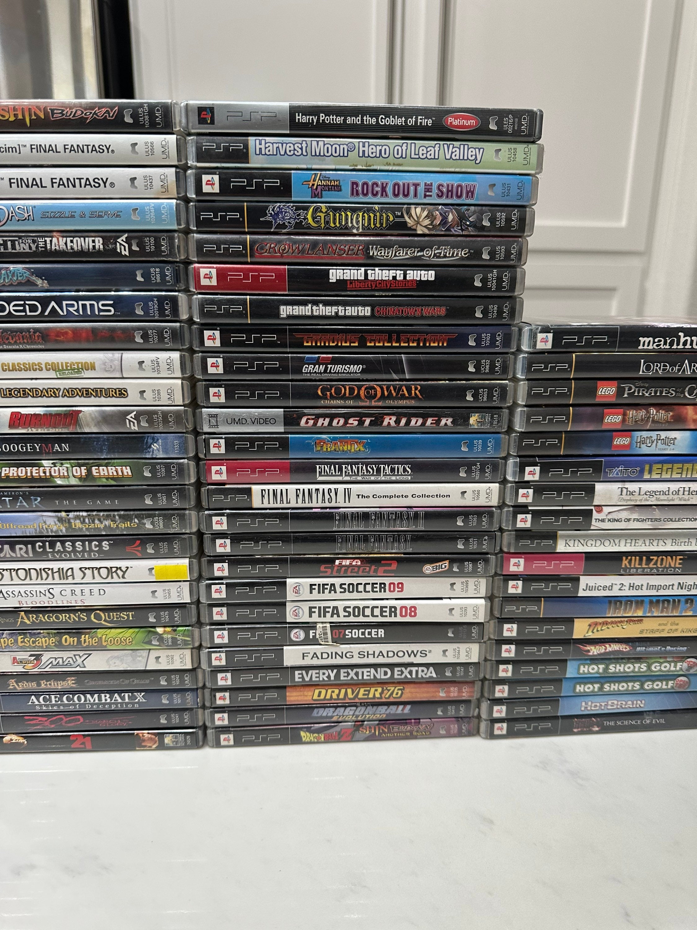 Sony Playstation PSP Authentic Video Games Collection A-M - Etsy