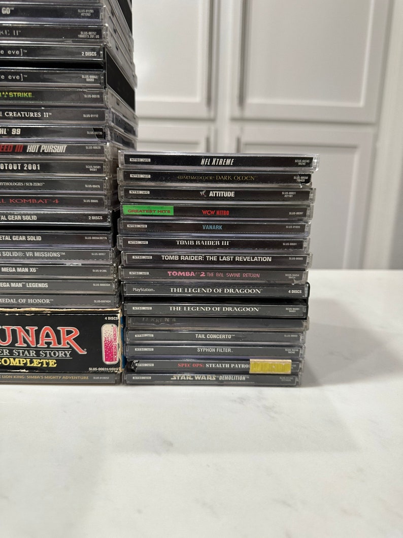 Playstation 1 PS1 Authentic Games Collection (A-Z) - Etsy