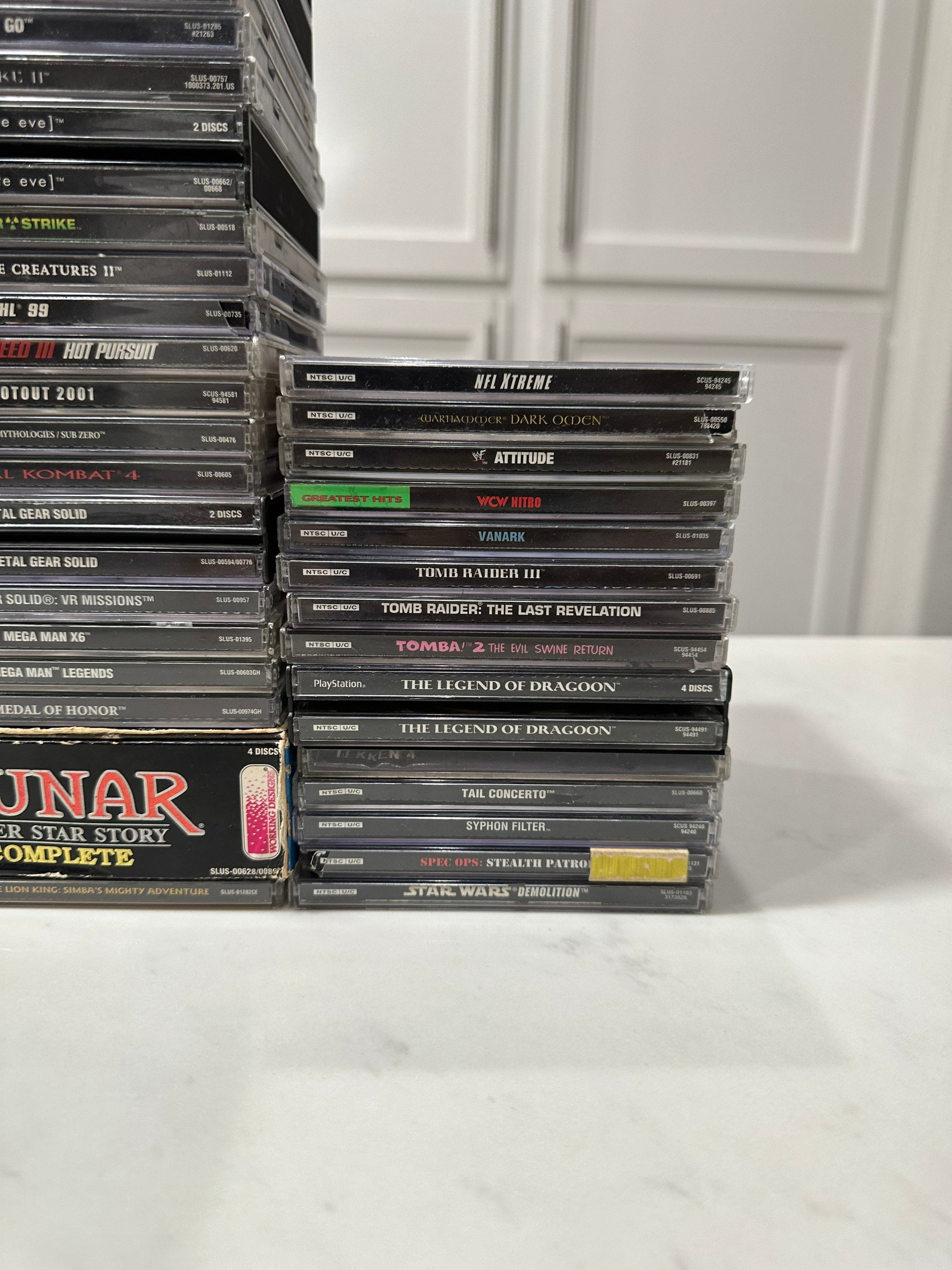 Playstation 1 PS1 Authentic Games Collection A-Z - Etsy