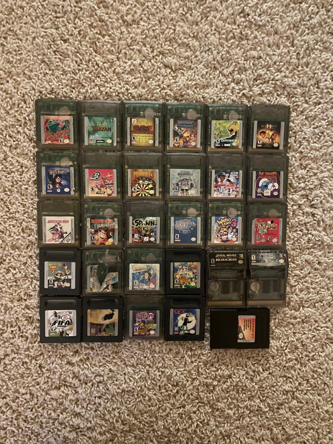 Nintendo Gameboy Color Games Collection - Etsy