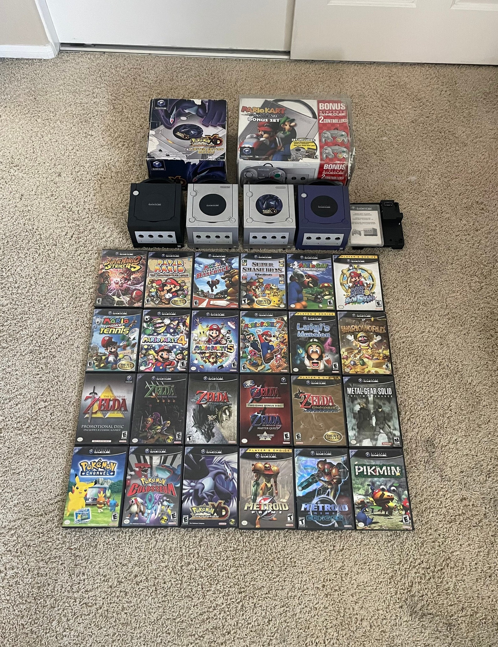 Nintendo Gamecube Consoles Any Color W/ Bundle Options *PICK & CHOOSE ...