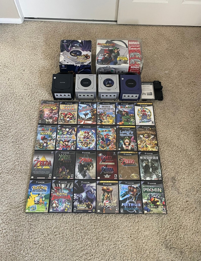 Nintendo Gamecube Consoles Any Color W/ Bundle Options *PICK & CHOOSE ...