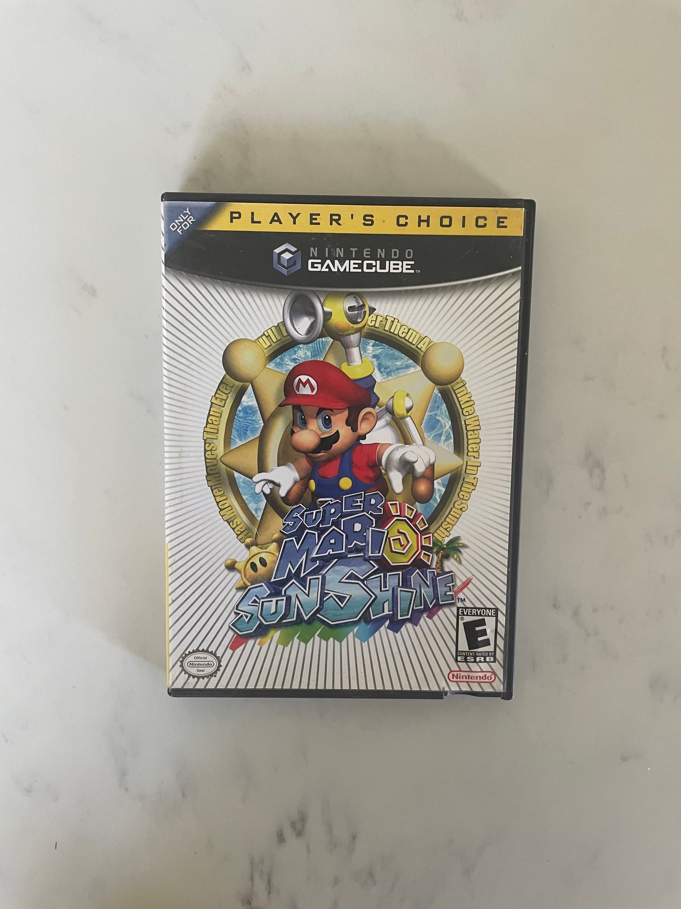 Platinum Nintendo Gamecube Console W/ Super Mario Sunshine - Etsy