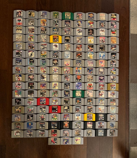 Nintendo 64 N64 Authentic Video Games Collection Pick and Choose Favorites Etsy