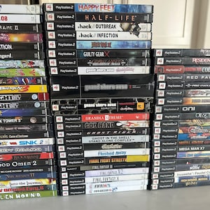 Authentic Playstation 2 PS2 Games Collection (A-R) - Etsy