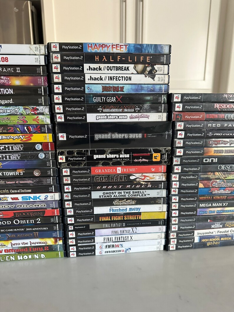 Authentic Playstation 2 PS2 Games Collection A-R - Etsy