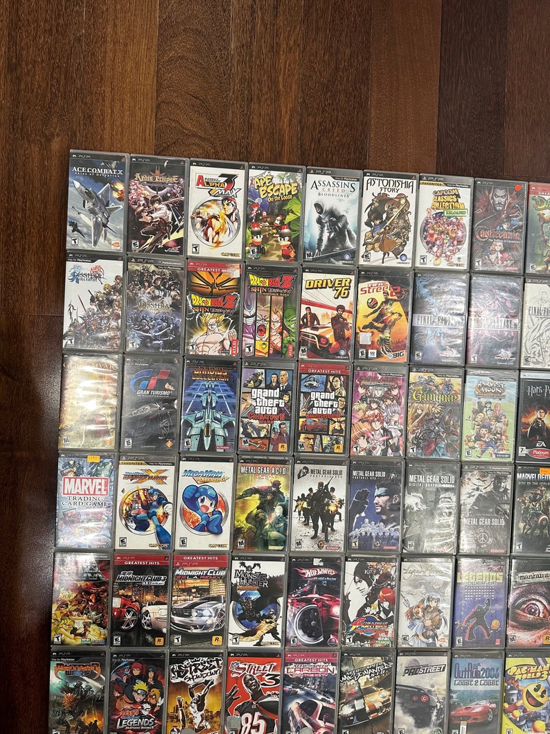 100+ Authentic Sony PSP Games Collection *PICK & CHOOSE Your Favorite ...