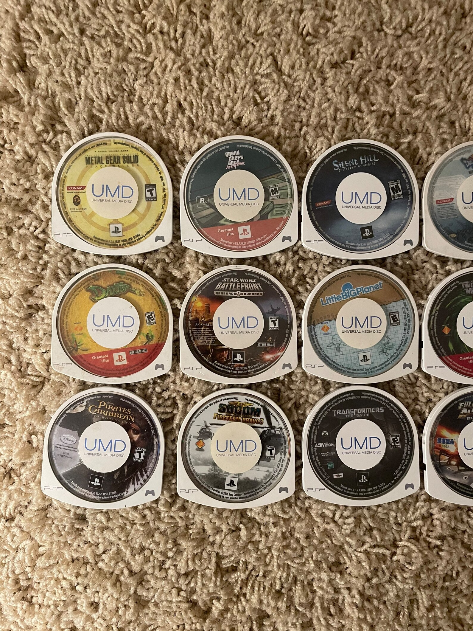 100 AUTHENTIC Sony PSP GAMES Collection - Etsy