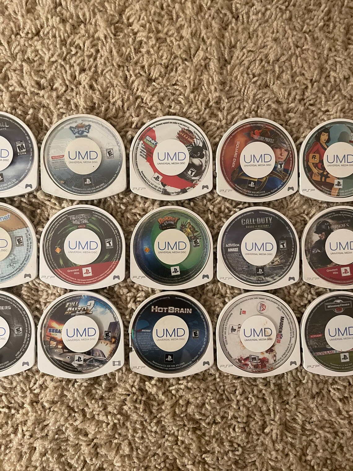 100 AUTHENTIC Sony PSP GAMES Collection - Etsy
