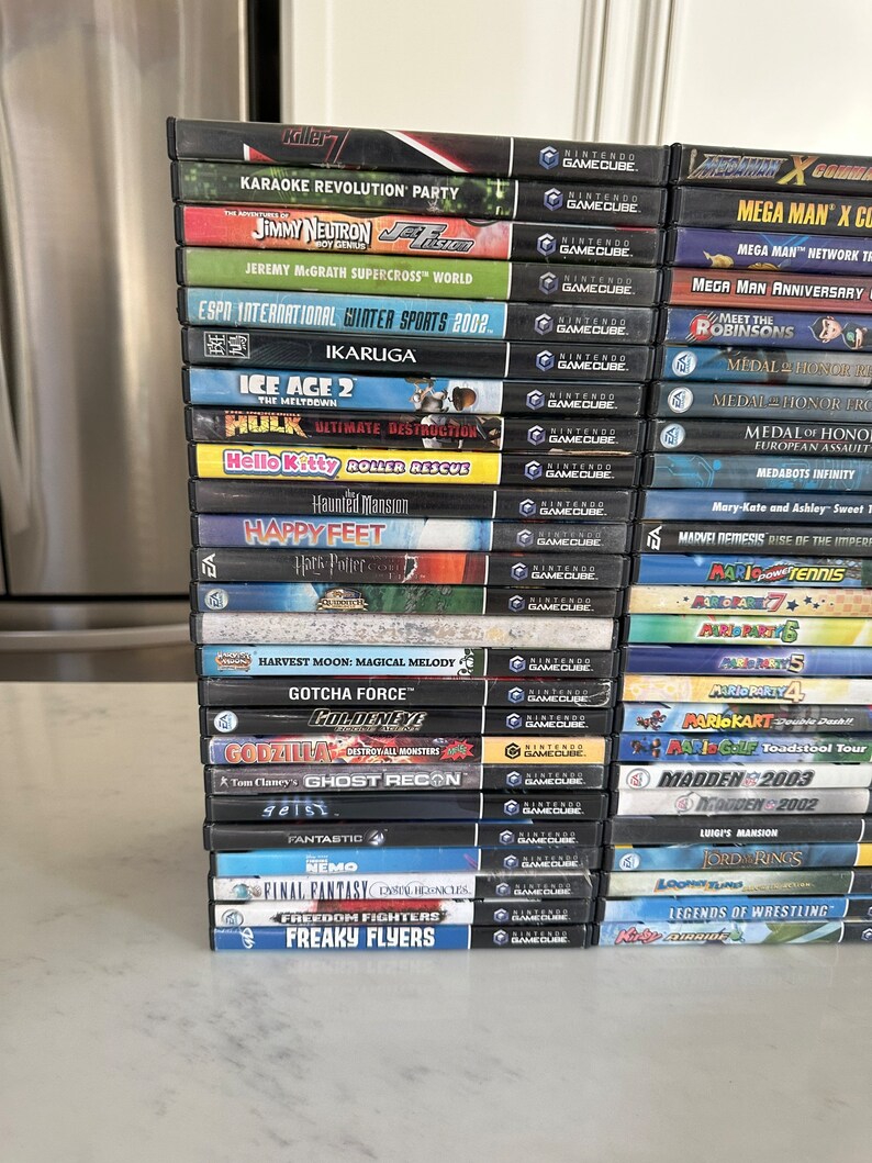 Authentic Nintendo Gamecube Games Collection (F-N) - Etsy Canada