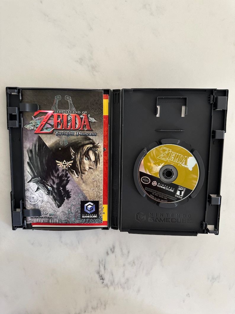Legend of Zelda Twilight Princess - Authentic Nintendo Gamecube Game - Etsy