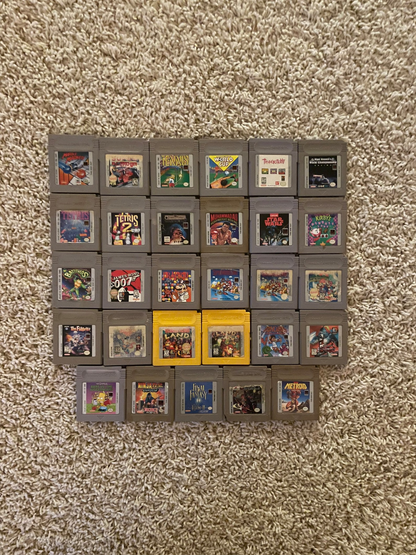 Authentic Nintendo Gameboy Games Collection - Etsy