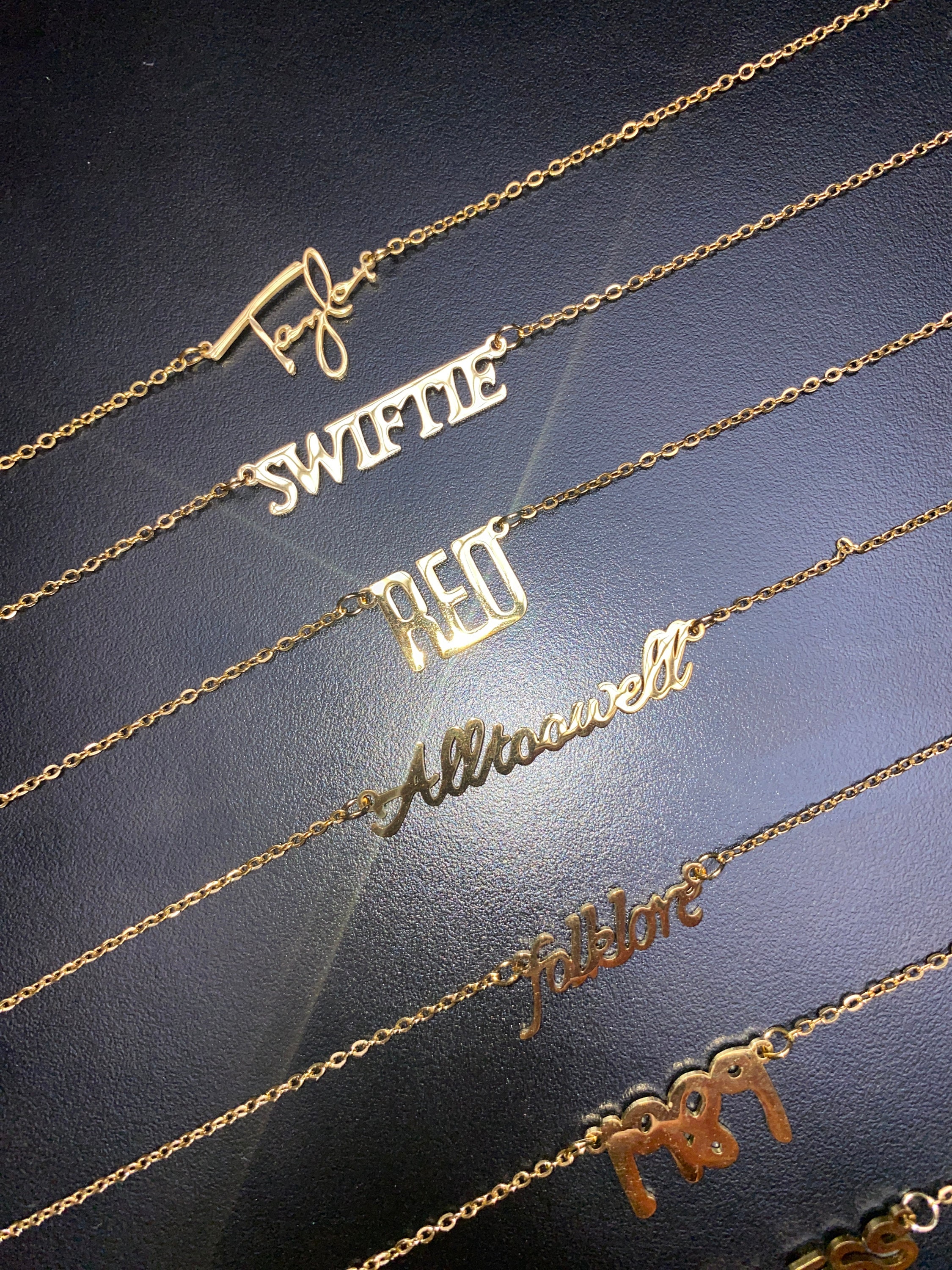 Taylor Swift Necklace, Bracelet, TS Charm Bracelet , Swiftie Jewelry ...