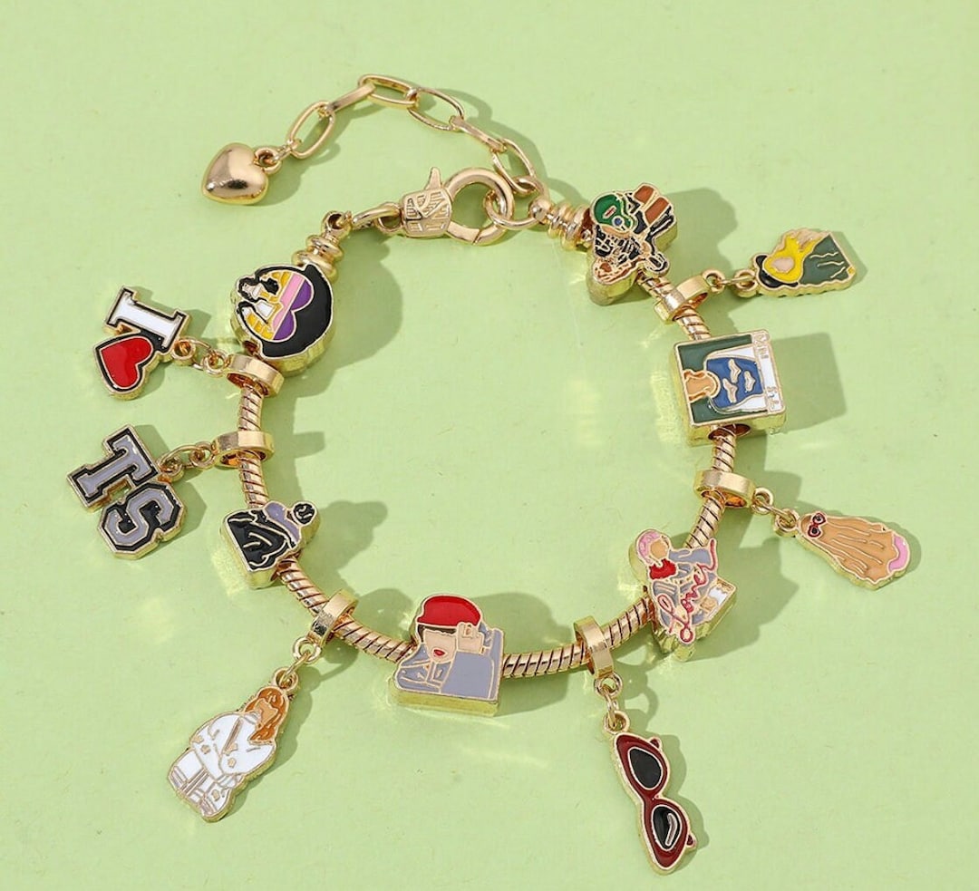 Taylor Swift Bracelet,charm Bracelet ,swiftie Jewelry,taylor Swift ...