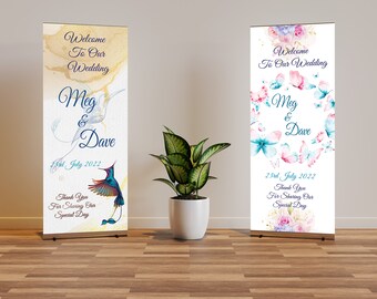 Wedding Pull up Banner - Etsy