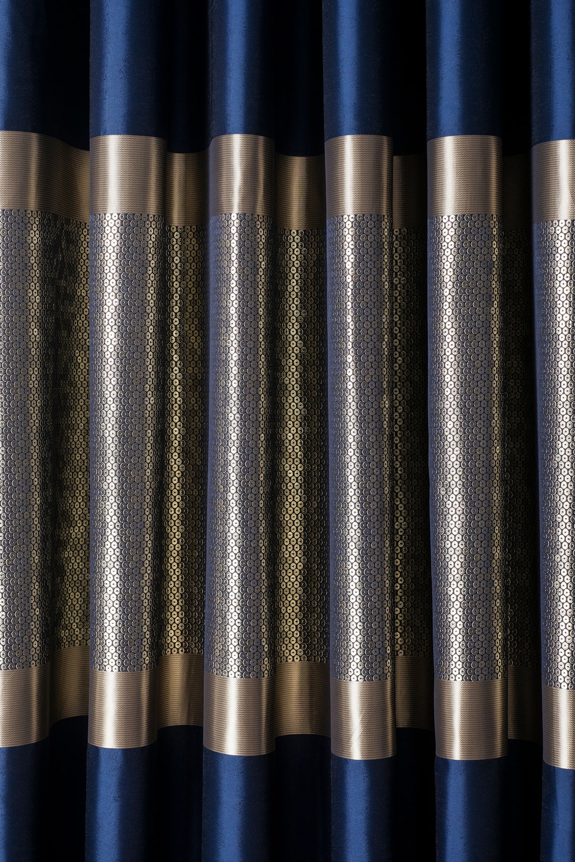 Curtains Panel Patterned Striped Fabric Bedroom Living Room - Etsy