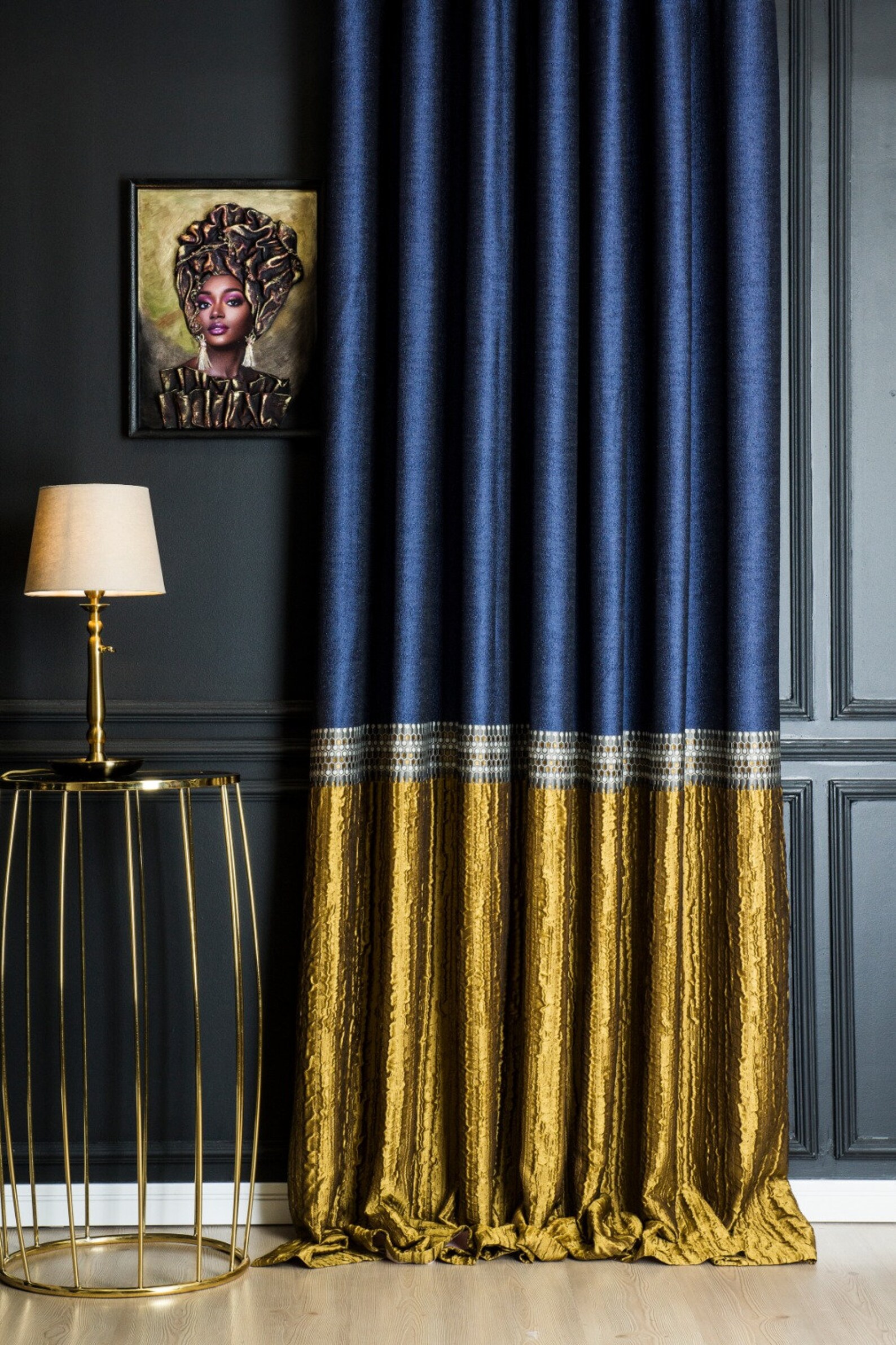 Curtains Panel Patterned Fabric Custom Size Drape Bedroom - Etsy