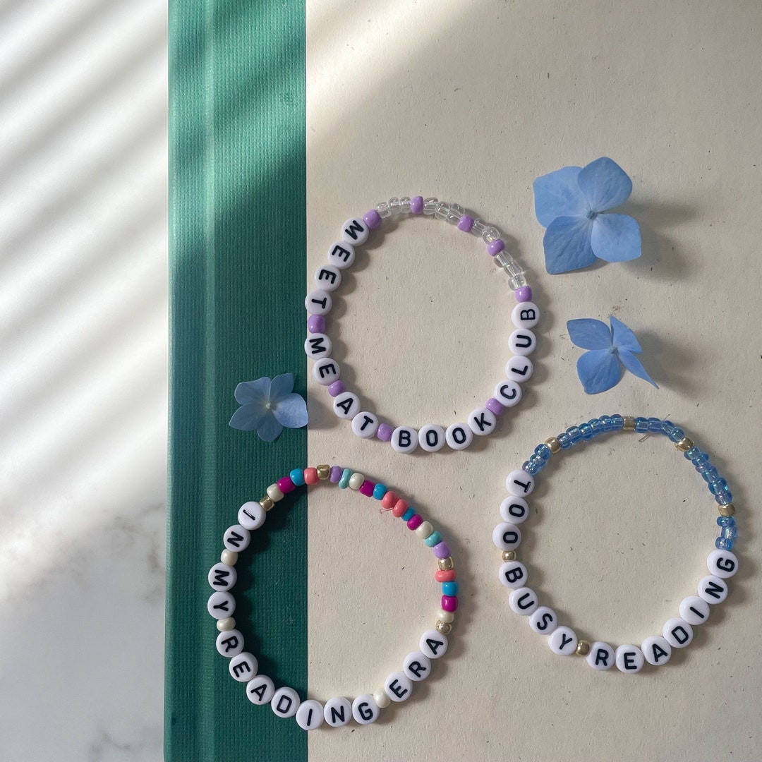 Bookish Bracelets | Book Lovers | Too Busy Reading | in My Reading Era ...