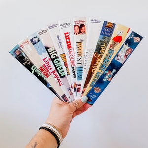 VHS Bookmarks | 90s 2000s Faves Nostalgia | Rom Com Drama | Disney ...