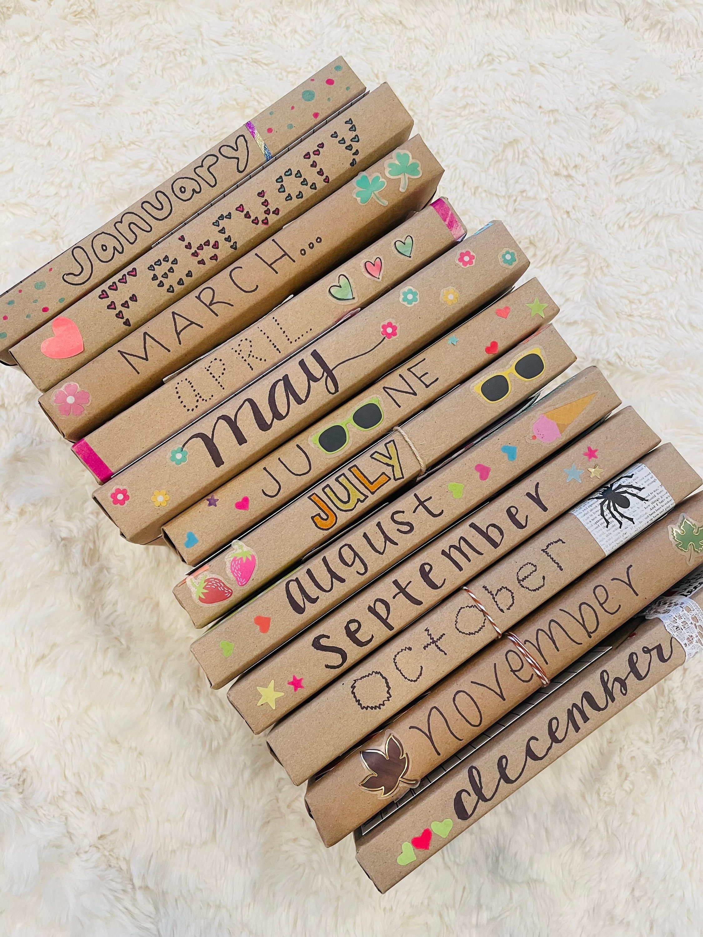 12 Months of Blind Date Books | Year Long “book Advent Calendar" of ...