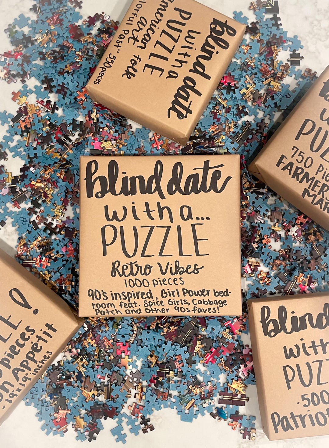 Blind Date With a Puzzle | Mystery Puzzle | Mystery Gift | Puzzle Gift ...